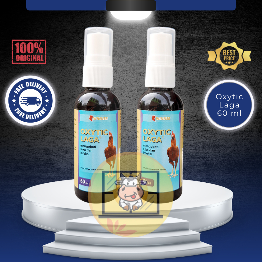Jual OXYTIC LAGA 60 ml Spray Obat Luka Infeksi Hewan Ayam Laga Medion Oxytetracycline | Shopee ...