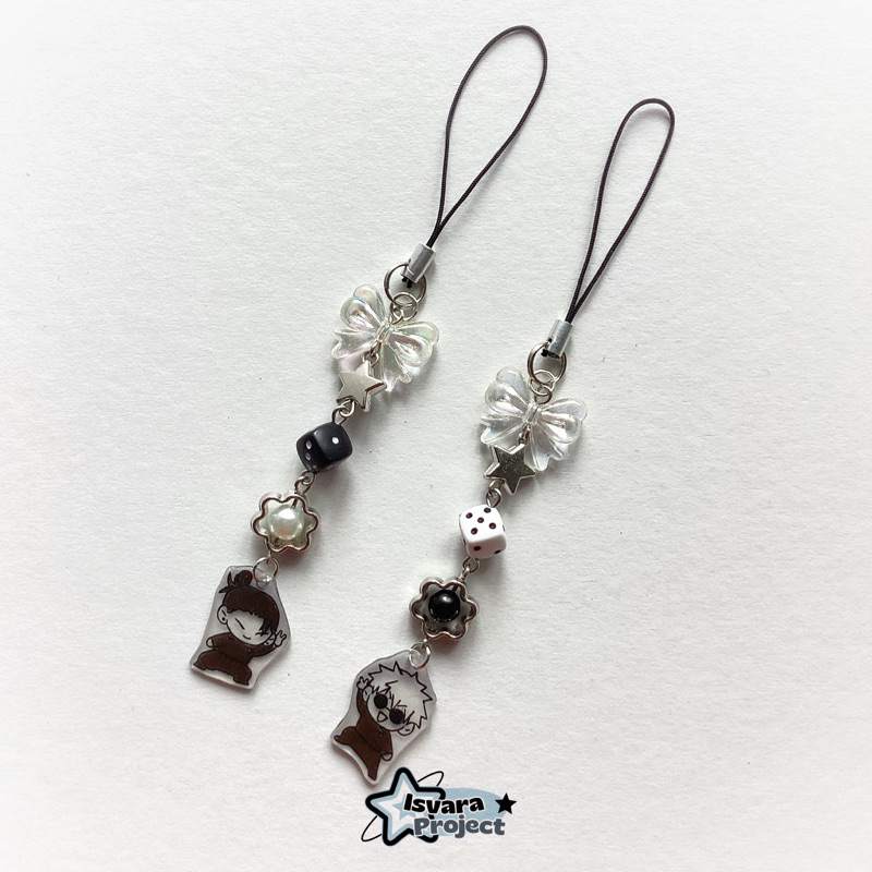 Jual PHONE CHARM GOJO GETO FULLBODY JUJUTSU KAISEN SATORU GOJO AND GETO ...