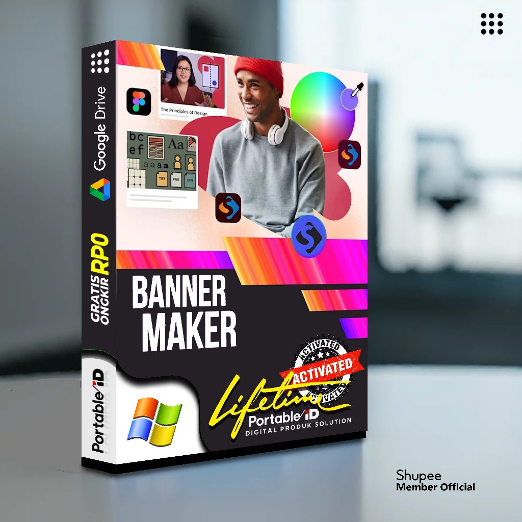 Jual Desain Banner Maker Pro V.5.24 | Lifetmie (Winddows) | Shopee Indonesia