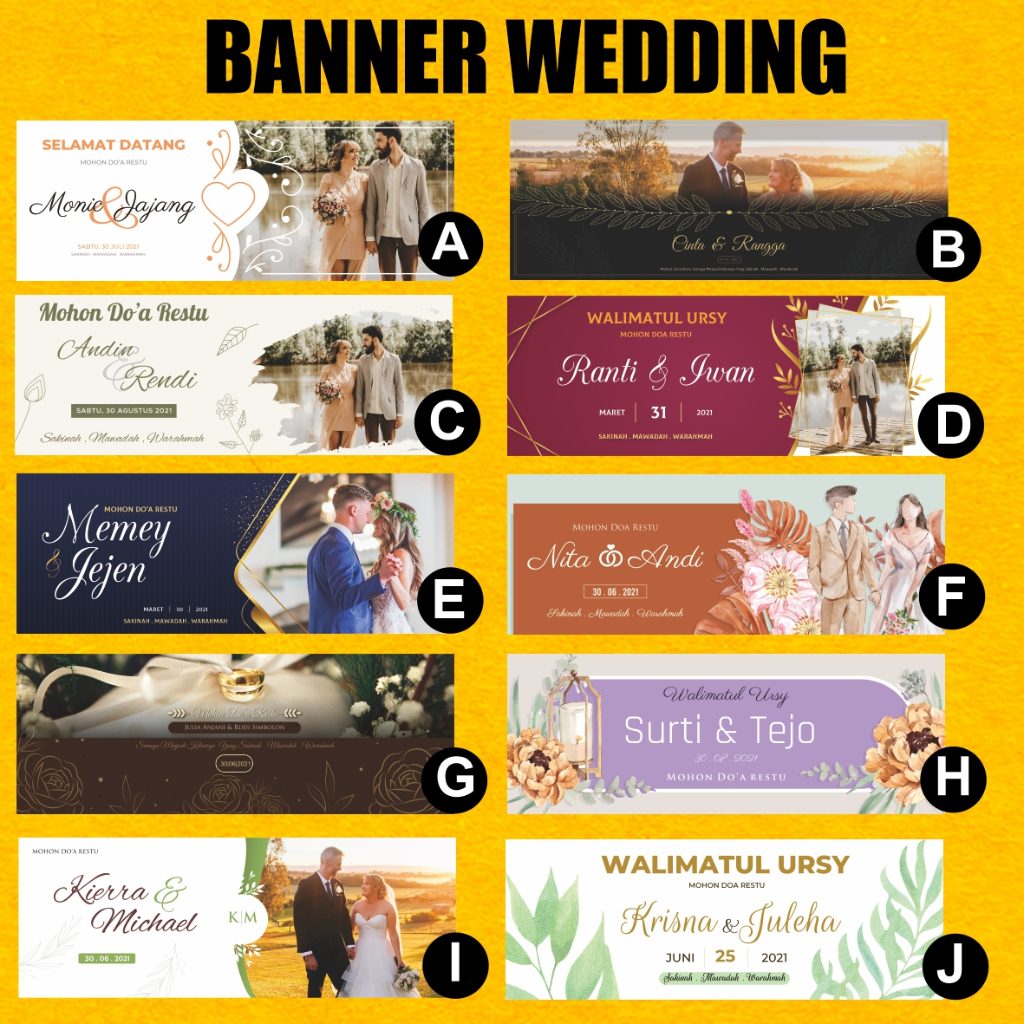 Jual BANNER / SPANDUK / BACKDROP WEDDING / PERNIKAHAN / NIKAH | Shopee ...