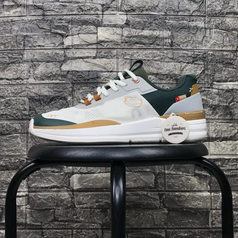 Jual ON CLOUD ROGER PRO X KITH WHITE BEIGE INK GREEN | Shopee Indonesia