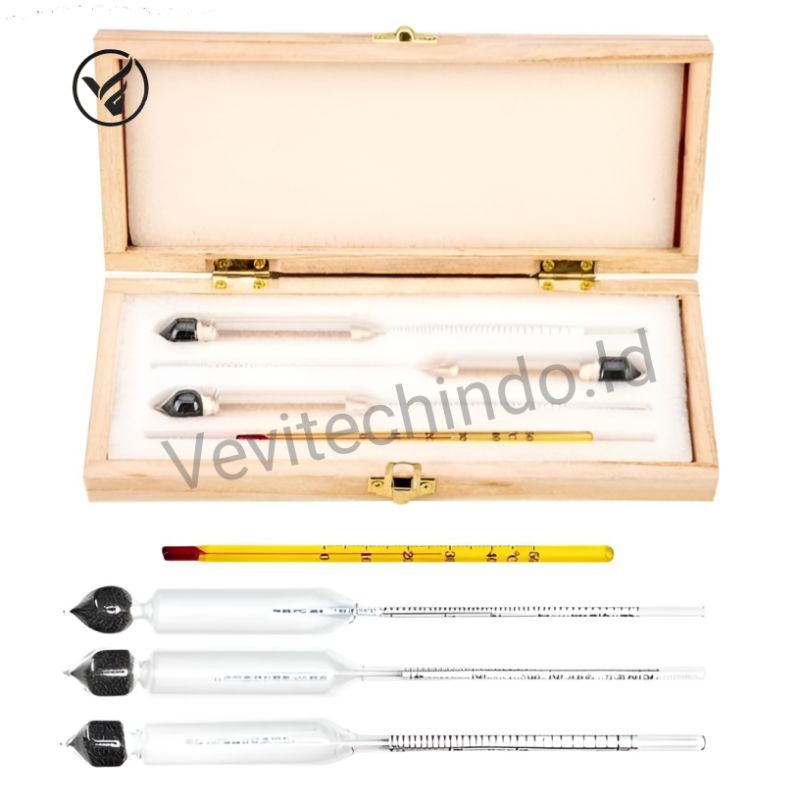 Jual Hydrometer Alcohol Meter Alkoholmeter Alat Uji Kadar Alkohol Beer ...