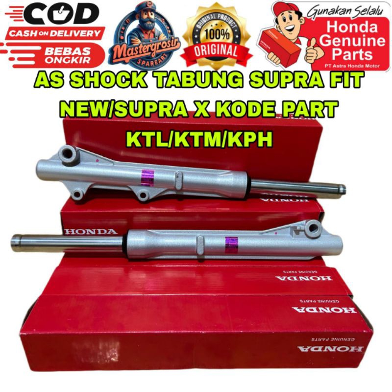 Jual AS SHOCK DEPAN + TABUNG HONDA SUPRA FIT NEW , SUPRA X 125 OLD ...