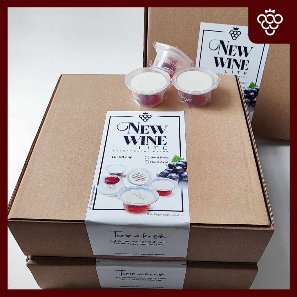 Jual Paket Eksklusif Anggur Perjamuan Cawan Besar + Hosti Polos - isi ...