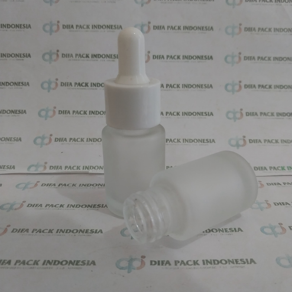Jual Botol pipet 15ml putih putih frosted model (Datar) | Shopee Indonesia