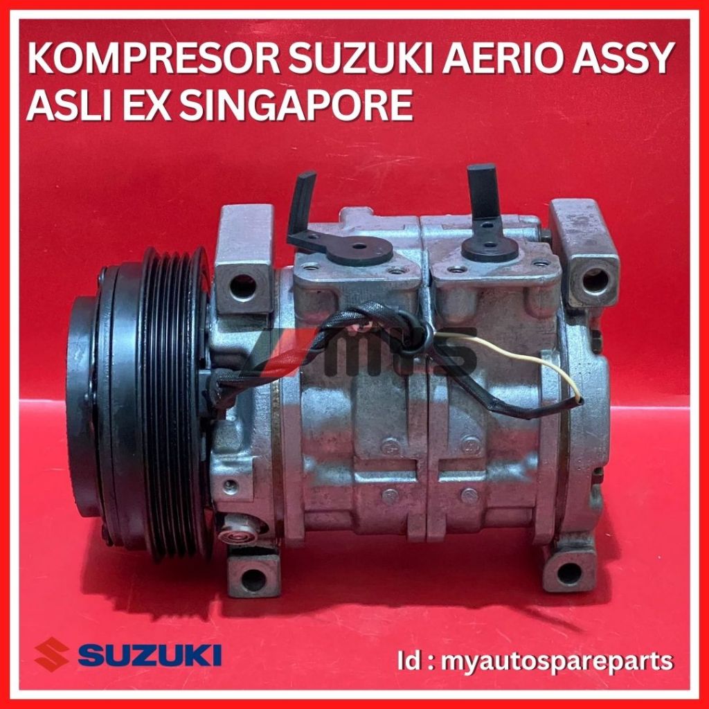 Jual COMPRESSOR AC Mobil SUZUKI Aerio KOMPRESOR ASLI EX SINGAPORE ...