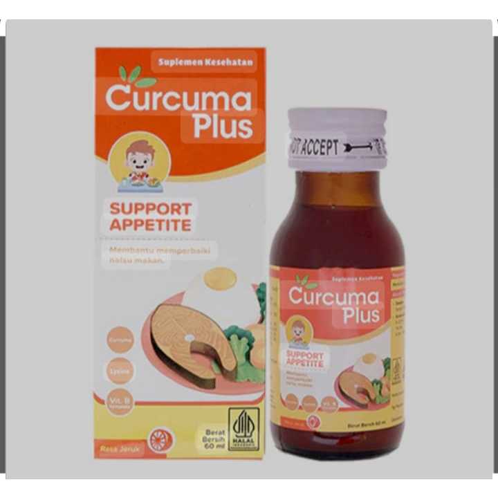 Jual Curcuma Plus Support Appetite 60ml (per Botol) | Shopee Indonesia