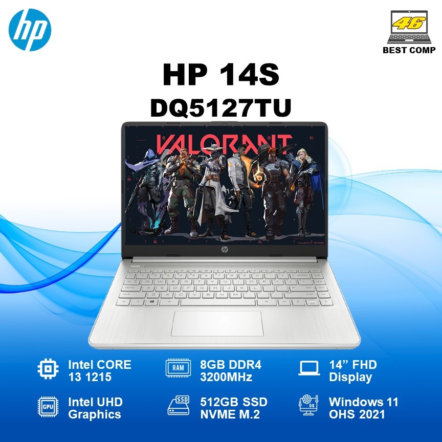 Jual Promo Laptop hp 14s intel i3 1215 8gb 512ssd W11+OHS 14.0FHD ...