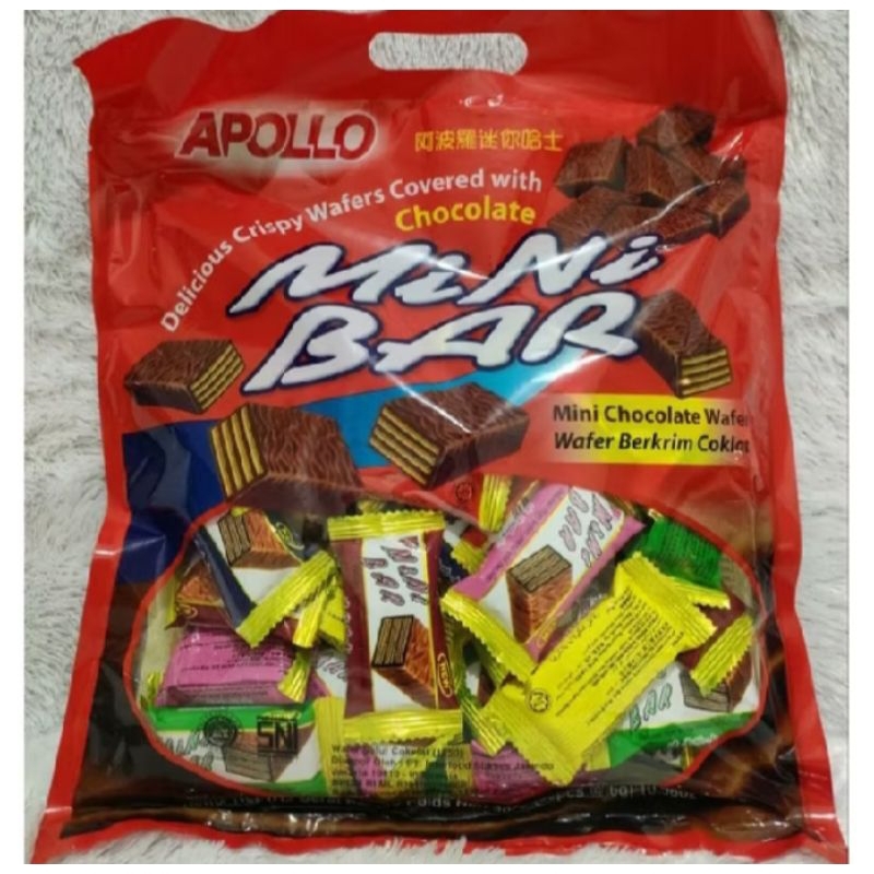 Jual APOLLO CHOCOLATE MINI BAR 300G | Shopee Indonesia