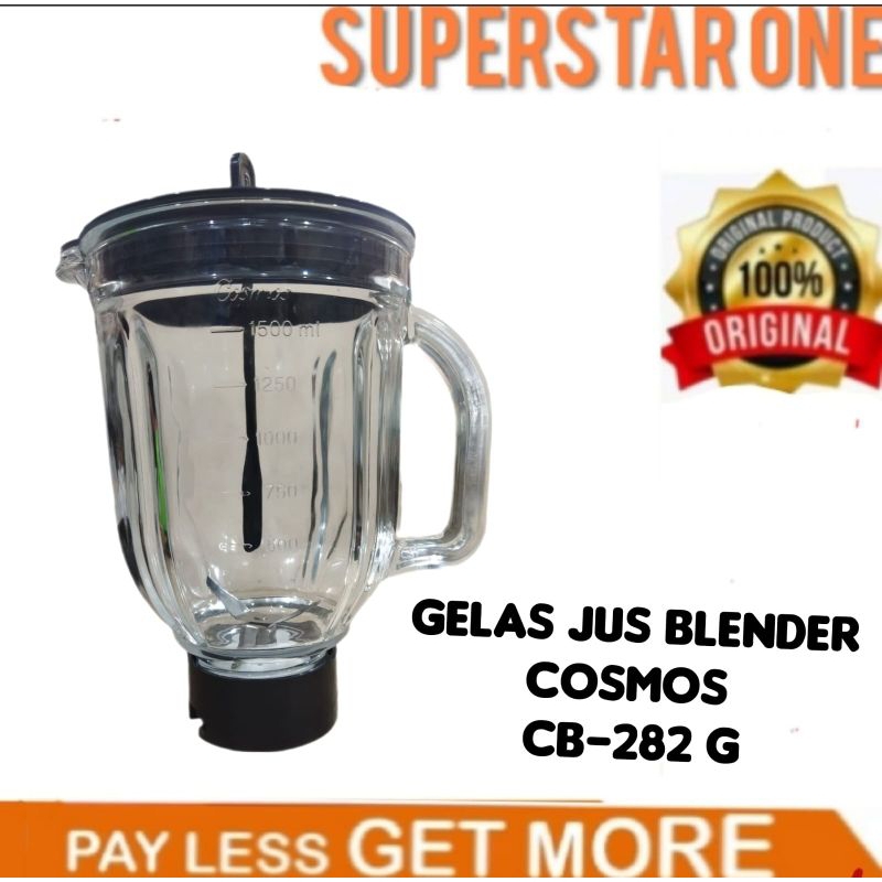 Jual Cosmos Set Gelas jus Blender CB -282 G CB282G Cosmos | Shopee ...