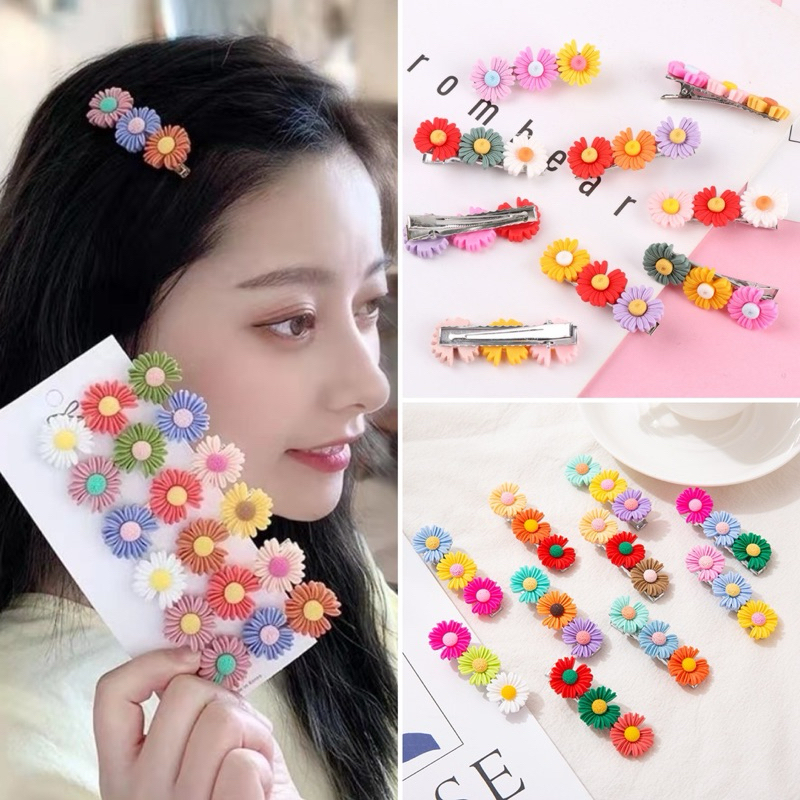 Jual [LULU] AS-108 JEPIT RAMBUT BUNGA / KLIP RAMBUT FLOWER ANAK LUCU ...