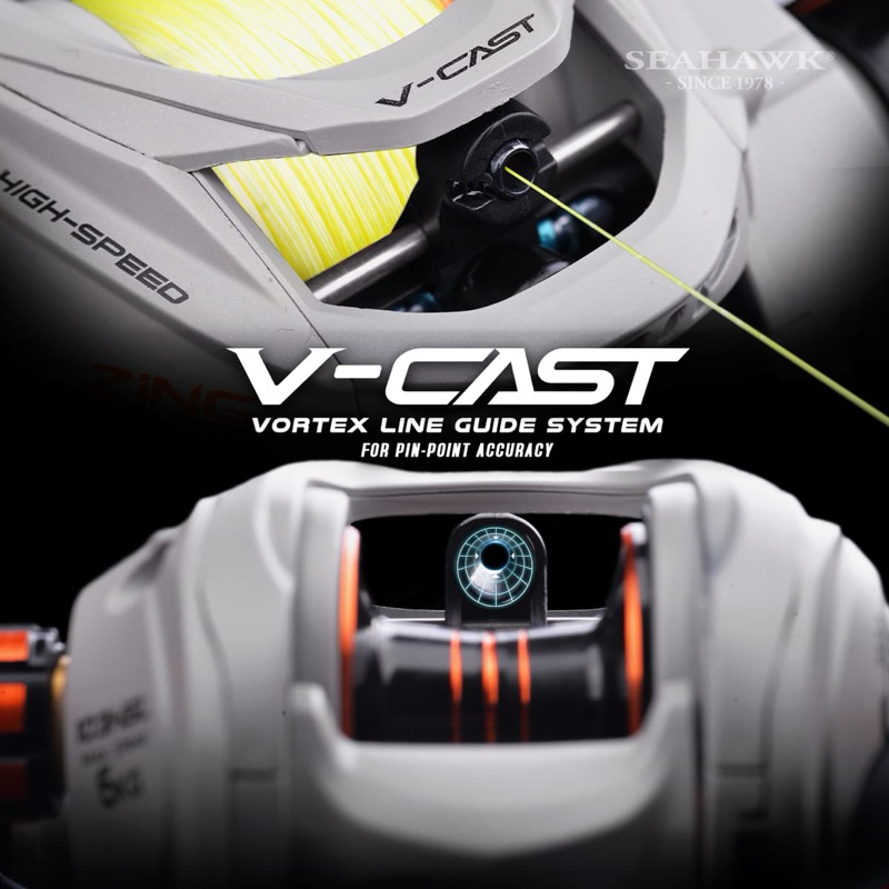 Jual Reel Bc seahawk zing cast 103HSL (HANDLE KIRI) | Shopee Indonesia