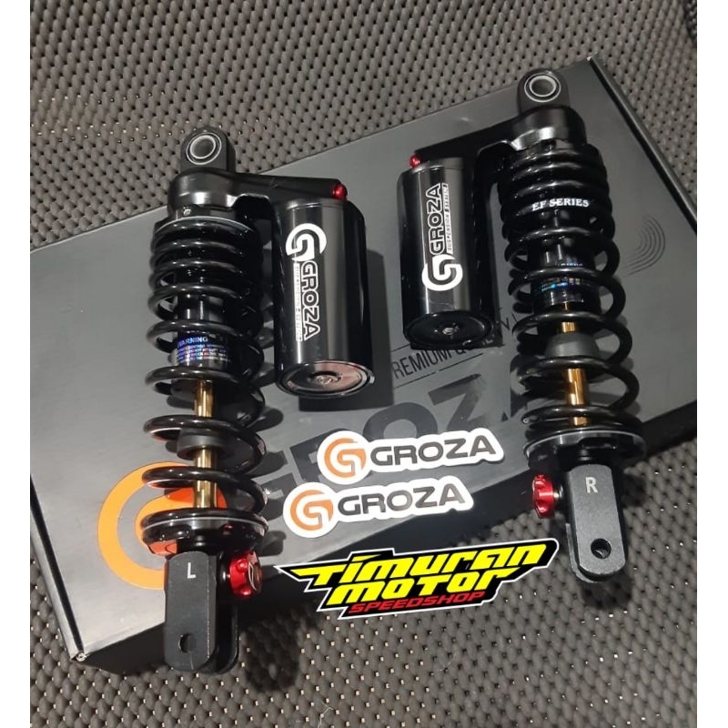 Jual SHOCK GROZA EF SERIES NMAX NEW - AEROX 280 MM BLACK SERIES DOWN ...