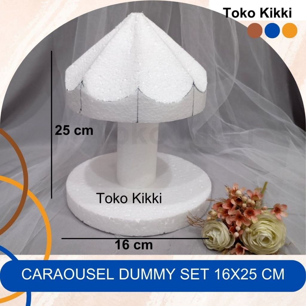 Jual Caraousel Dummy Gabus Styrofoam Kue Keik Dami Stereofoam Toko ...