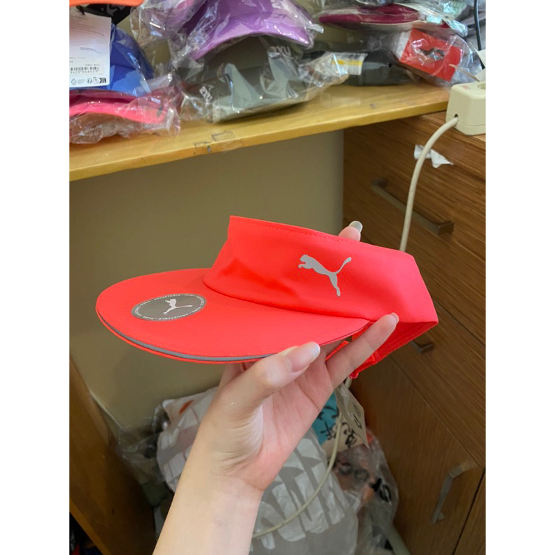 Jual PUMA ORIGINAL Running Visor Cap/Topi Olahraga Neon Pink | Shopee ...