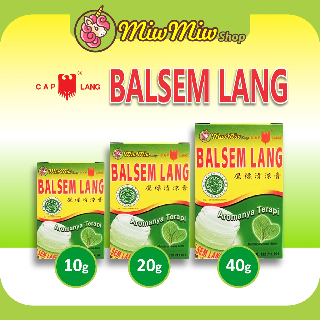 Jual Balsem Lang 10 gr/20 gr/40gr | Shopee Indonesia