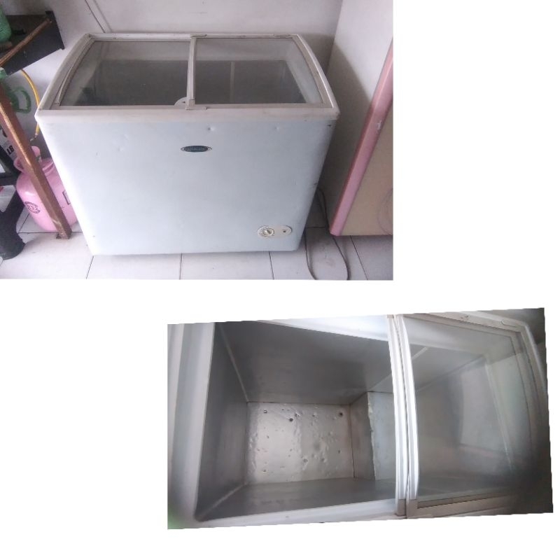 Jual freezer box kaca sliding bekas bergaransi | Shopee Indonesia