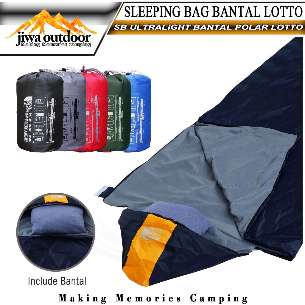Jual sleeping bag ul bantal polar lotto apung sb ultralight outdoor ...