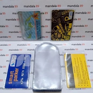 Jual (PLASTIK TEBAL) SAMPUL COVER KTP/PLASTIK KARTU KTP SIM ATM ID CARD ...