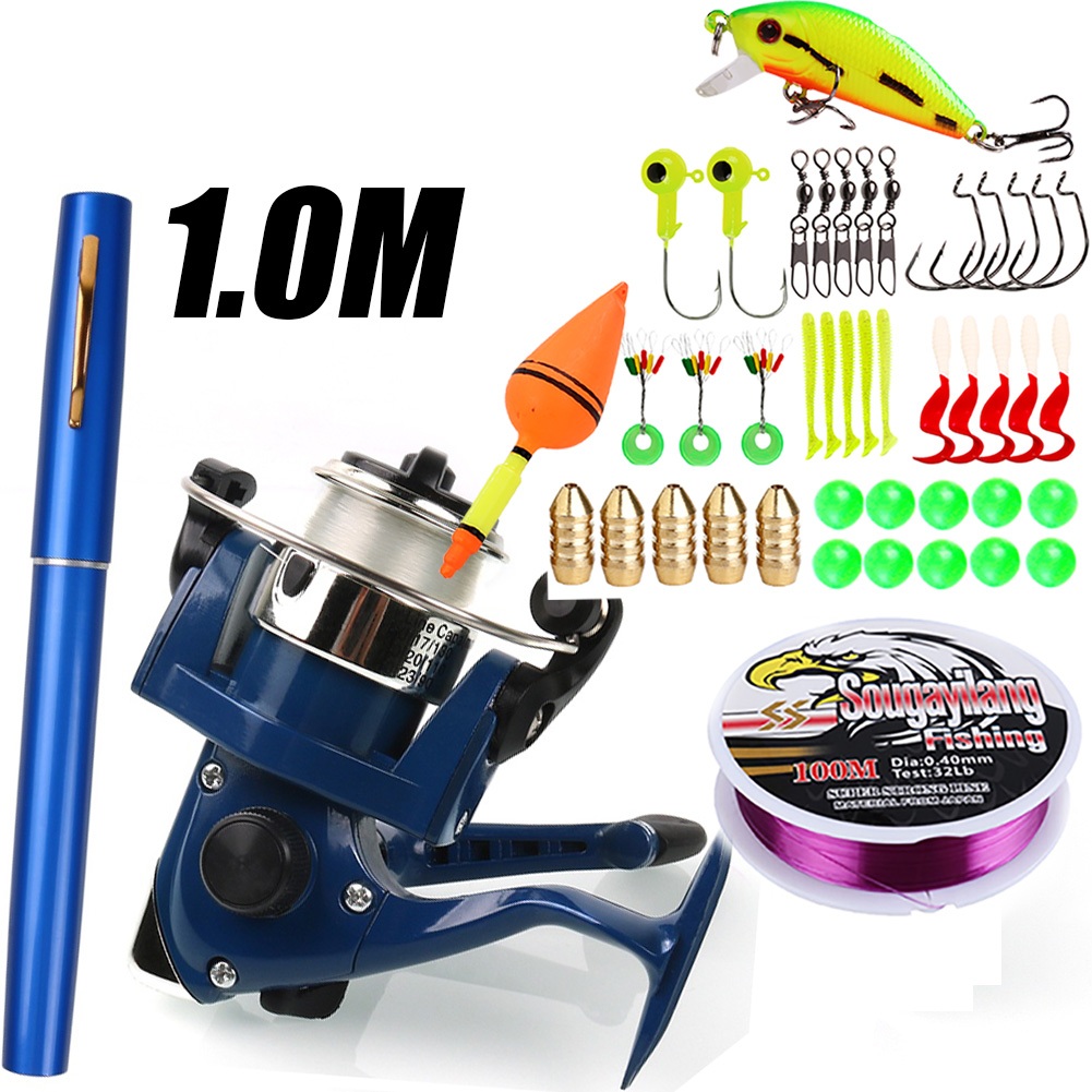 Jual Set Pancingan Pulpen Mini Fishing Rod Pen Joran Pancing Pulpen ...