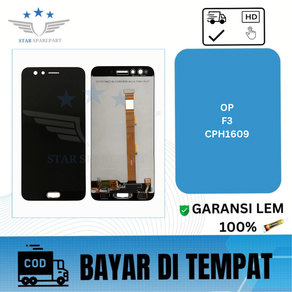 Jual LCD TOUCHSCREEN OP F3 / CPH1609 | Shopee Indonesia