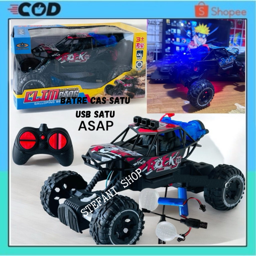 Jual Mobil Remote Control Spray Mobil Mobilan Offroad Climbing Car RC ...