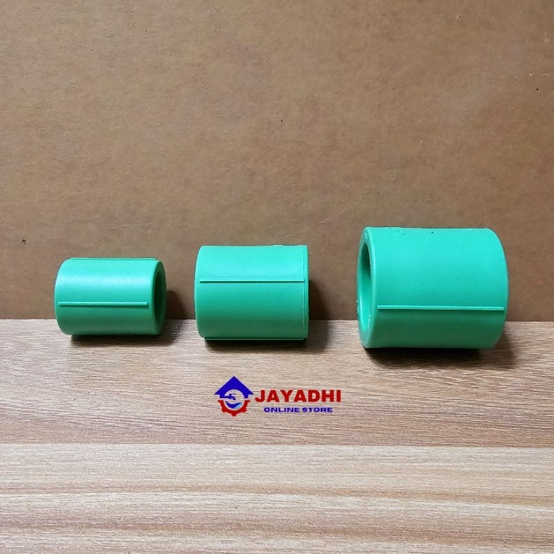 Jual PPR Sok Sambungan Lurus 20 25 32 mm - Socket / Coupler / Equal ...