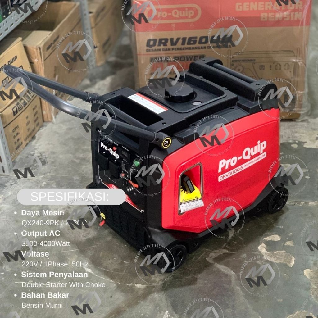 Jual Genset Silent Inverter Pro-Quip USA QRV5000iS -4000Watt | Shopee ...