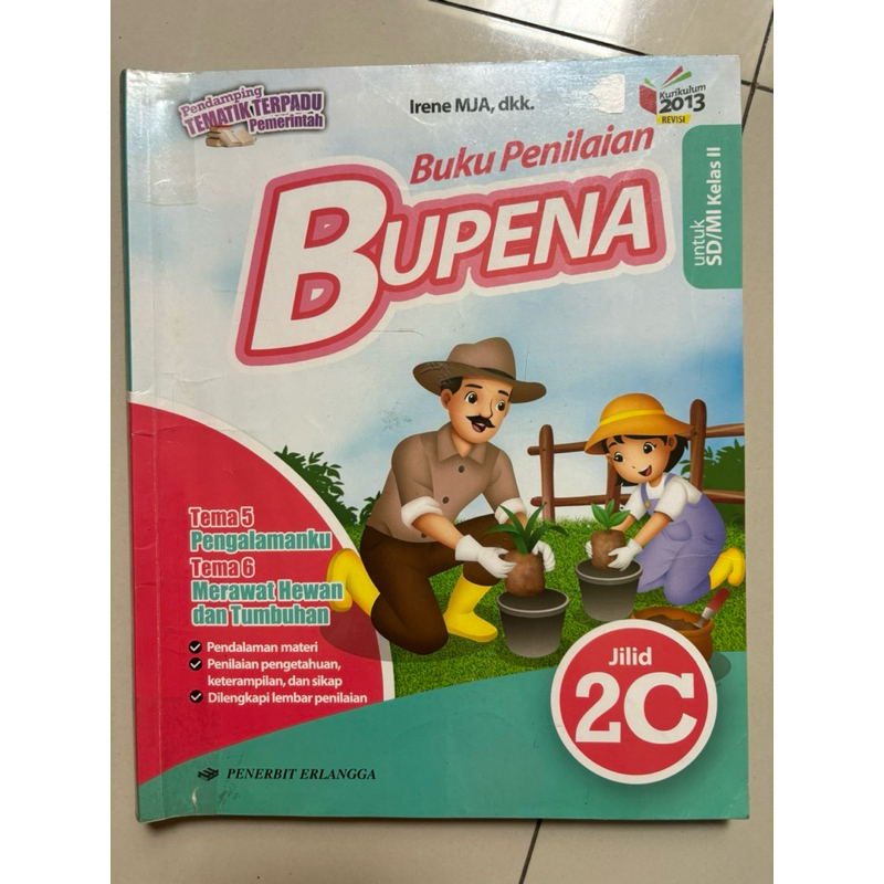 Jual Buku Penilaian Bupena Tematik Jilid 2A 2B 2C 2D Buku Teks Textbook ...
