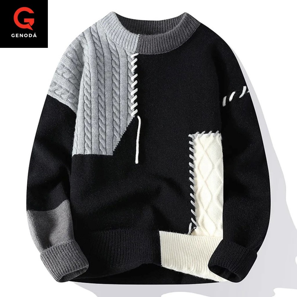 Jual Sweater Rajut Pria Motif Cable Premium Quality Bahan Berkualitas ...