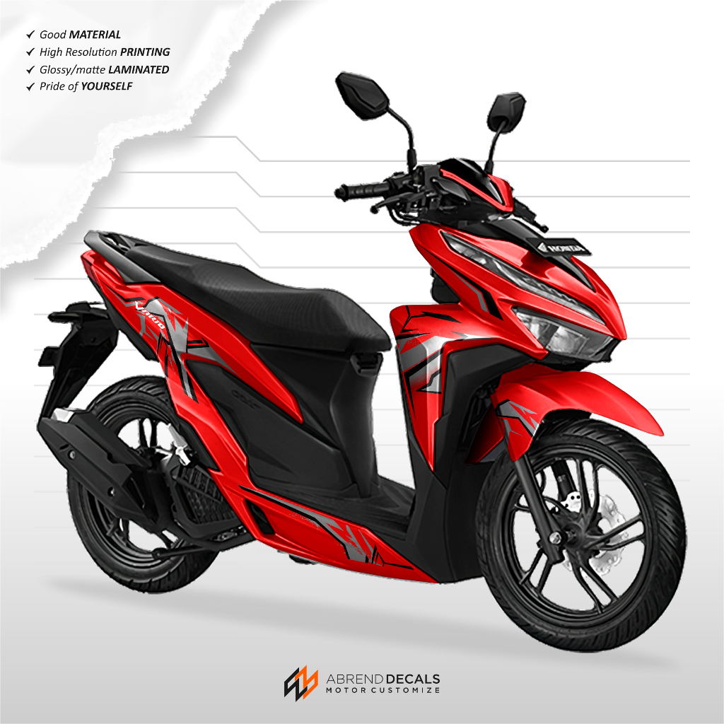 Jual STRIPING VARIO FACELIFT GRAFIS TRANSPARAN / STIKER MOTOR HONDA ...