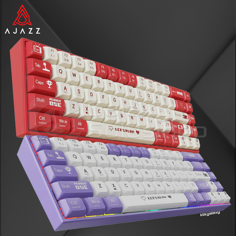 Jual Ajazz AK680 Tone Wired Mechanical Gaming Keyboard - Red Switch ...