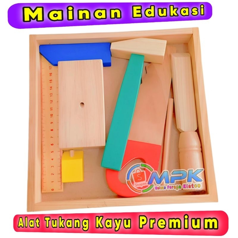 Jual MAINAN EDUKASI ALAT TUKANG KAYU PREMIUM ALAT PERTUKANGAN BAHAN ...
