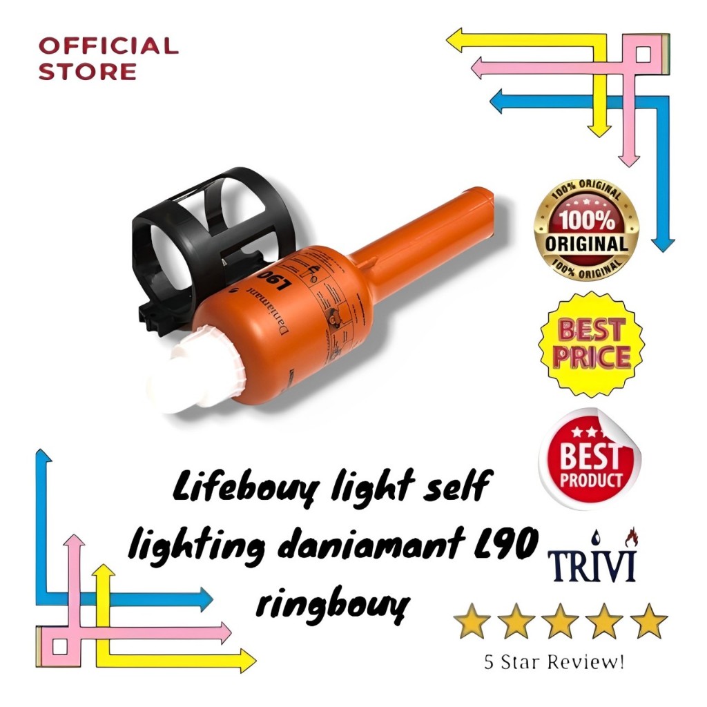 Jual Lifebouy light self igniting daniamant L90 ringbouy, lampu life ...