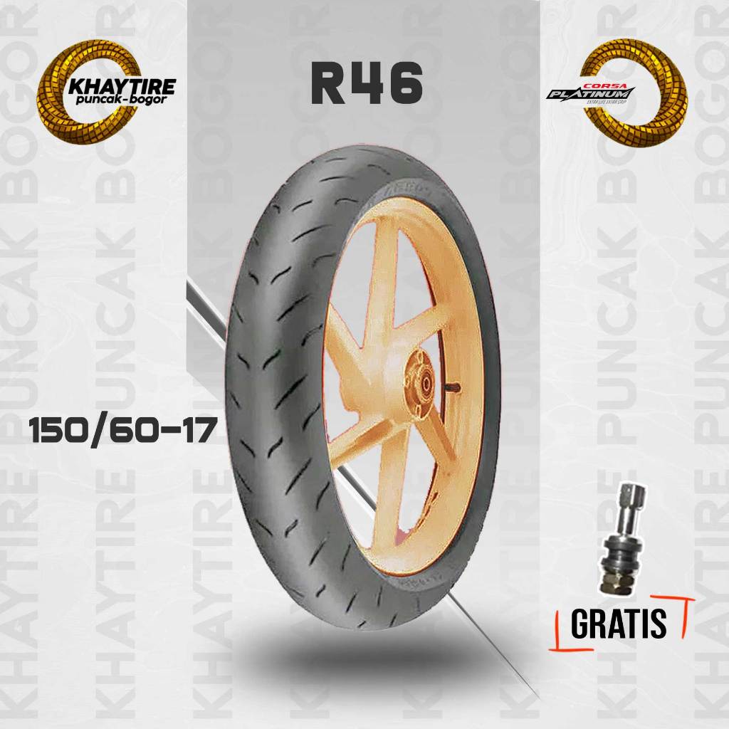 Jual Ban Soft Compound Motor Sport CORSA R46 PLATINUM 150/60 Ring 17 ...