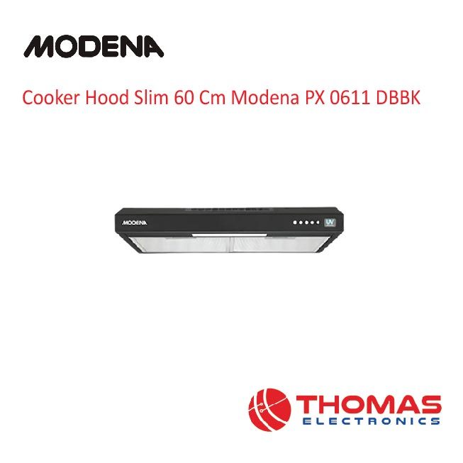 Jual Cooker Hood Slim 60 Cm Modena PX0611DBBK PX 0611 DBBK Garansi Resmi | Shopee Indonesia
