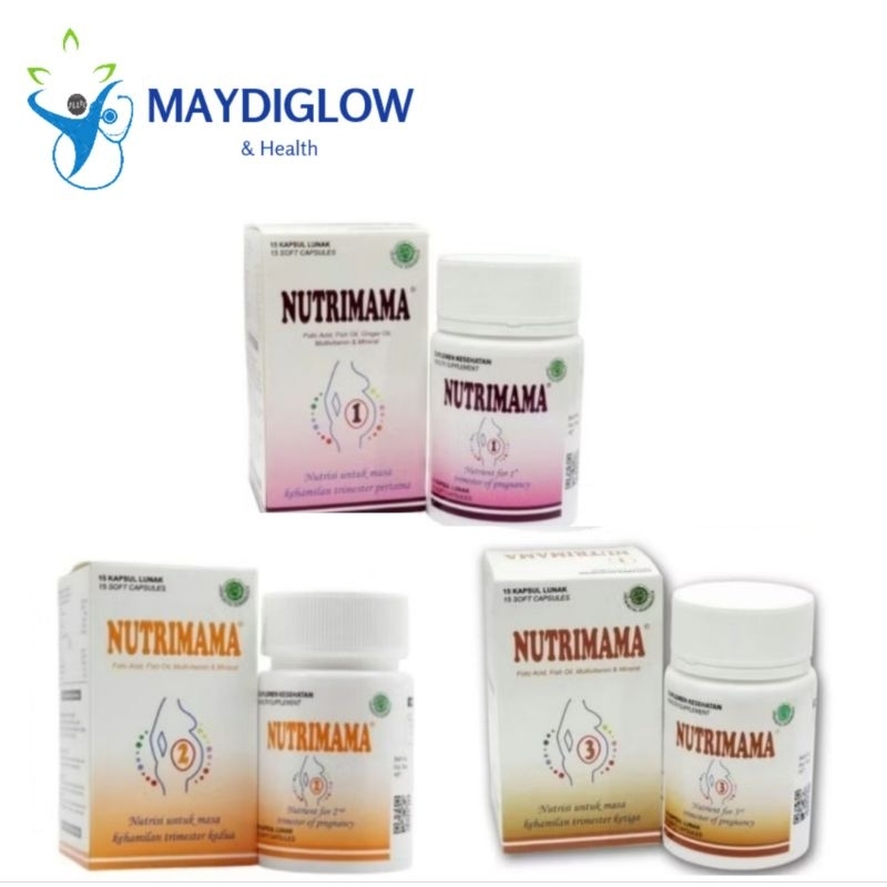 Jual Nutrimama 1,2 dan 3 - Multivitamin untuk Ibu Hamil Botol isi 30 Capsul | Shopee Indonesia