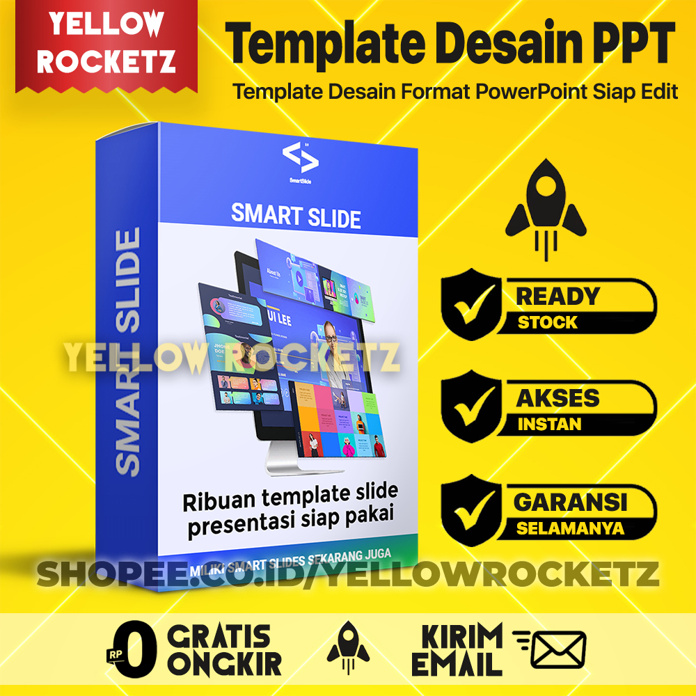 Jual 1600++ SMART SLIDE PPT Template - Slide Presentasi Profesional ...