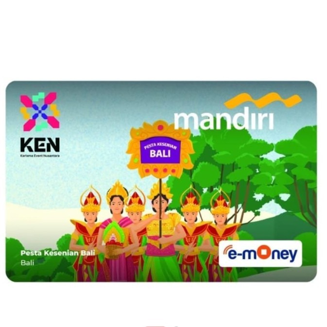 Jual EMONEY CARD MANDIRI ORIGINAL EDISI PESTA KESENIAN BALI | Shopee ...