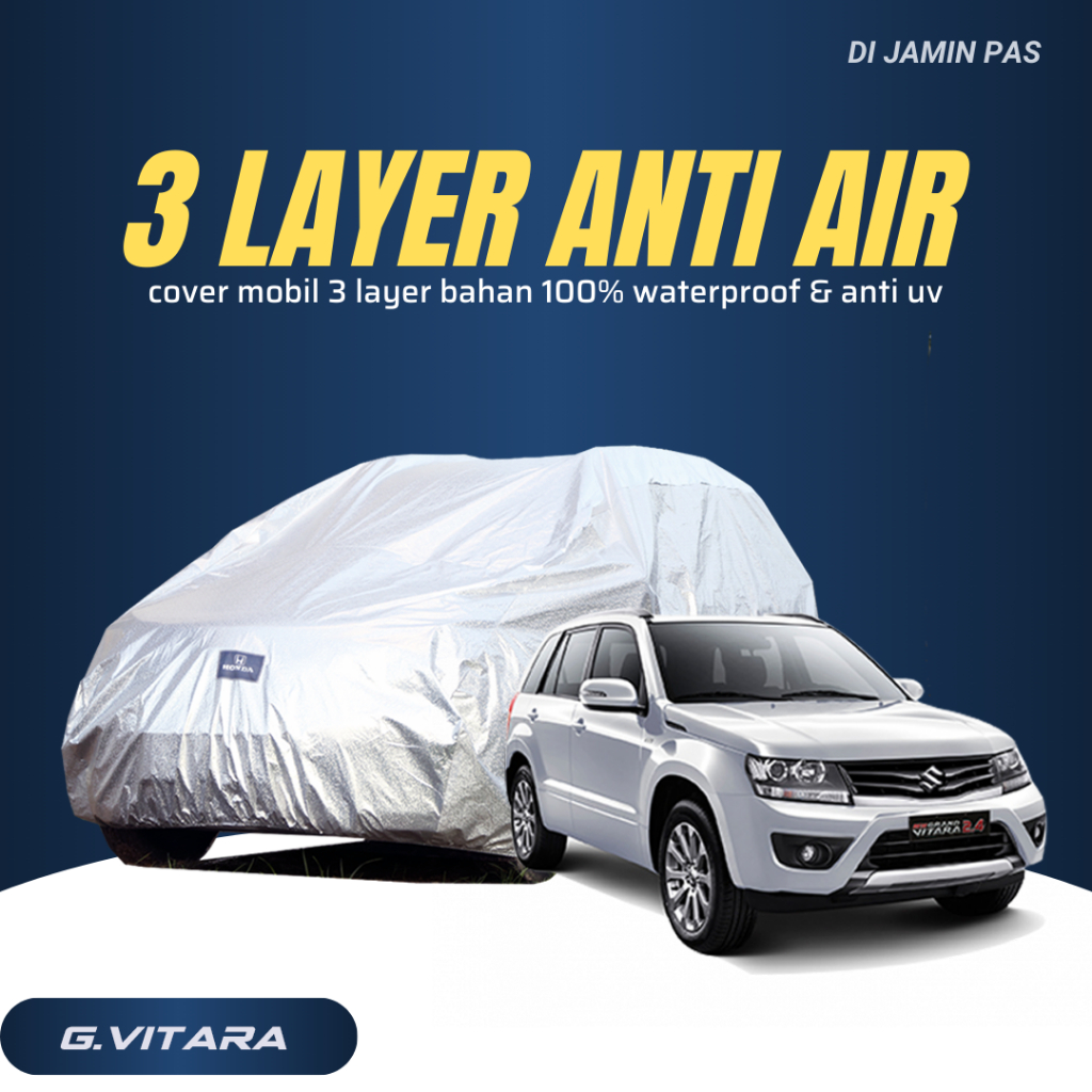Jual 3 LAPIS EXTRA OUTDOOR PREMIUM Body Cover Mobil Grand Vitara Sarung ...