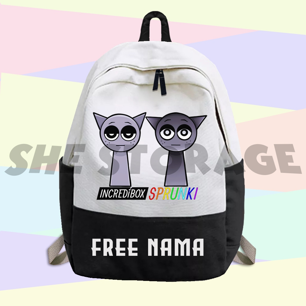 Jual (FREE NAMA) TAS RANSEL ANAK TAS SEKOLAH ANAK KARAKTER GRAY DAN ...