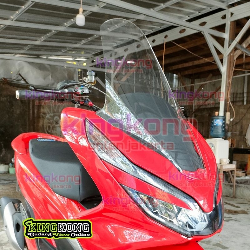 Jual WINDSHIELD PCX 150 HIGH TOURING 70CM . VISOR PCX 150 MODEL TINGGI ...