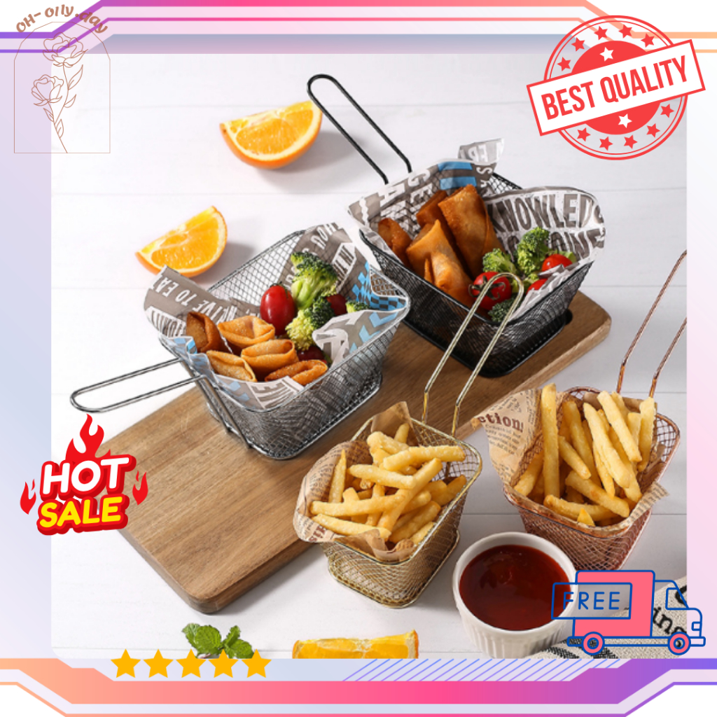 Jual Keranjang Holder Kentang Goreng Bahan Stainless Steel/saringan ...