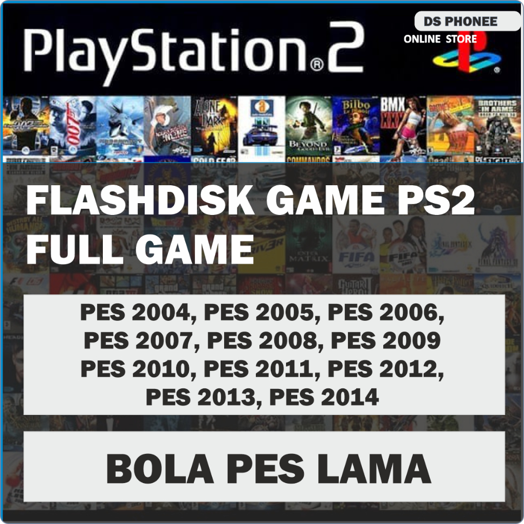 Jual PAKET GAME PS2 BOLA PES OLD \ LAMA 2001, 2002, 2003, 2004, 2005, 2006, 2007, 2008, 2009 ...