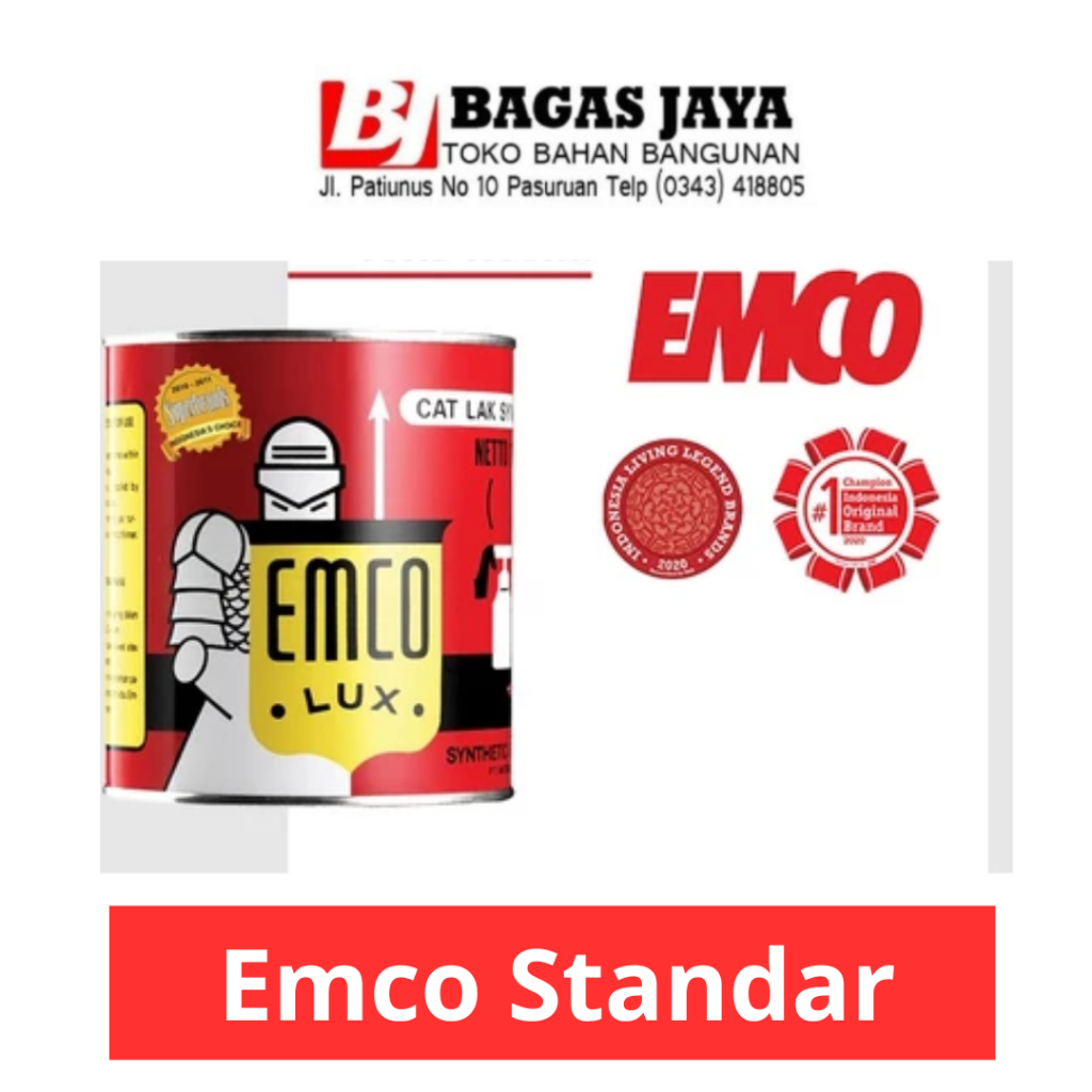 Jual EMCO LUX Cat Kayu & Besi - Standar 1Kg | Shopee Indonesia