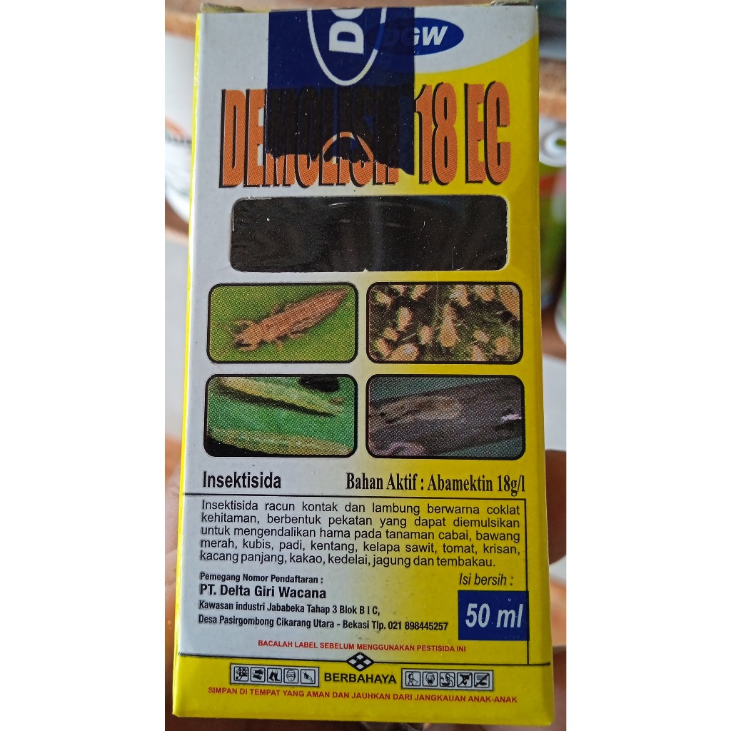 Jual DEMOLISH 18 EC INSEKTISIDA BAHAN AKTIF ABAMEKTIN 18 g/l | Shopee ...