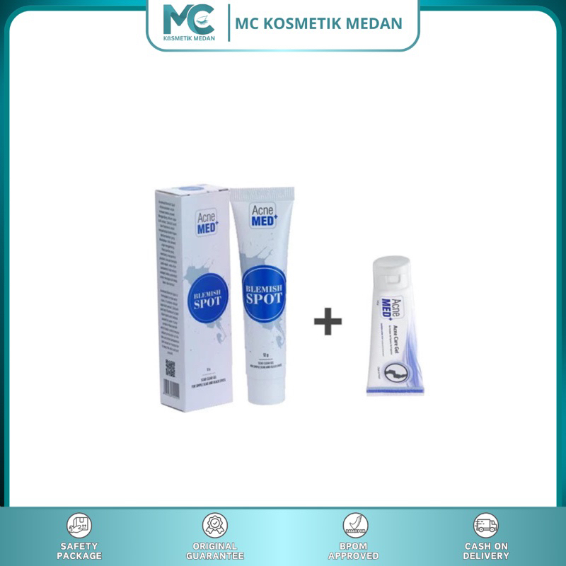 Jual ACNE MED- Acne Series BUNDLING (Acnemed gel 18gr+ Acnemed blesmish ...