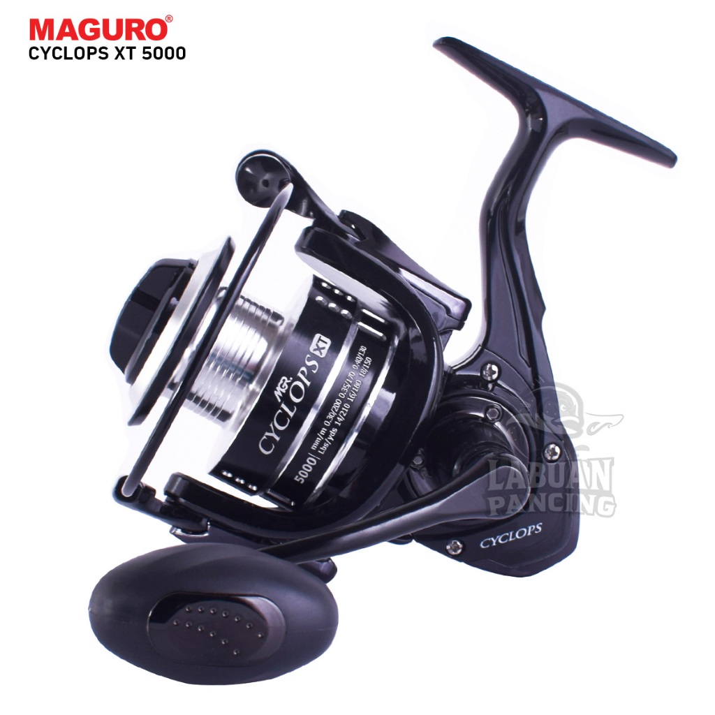 Jual Reel Spinning Maguro Cyclops XT Power Handle Ukuran 1000 2000 3000 4000 5000 6000 8000 ...