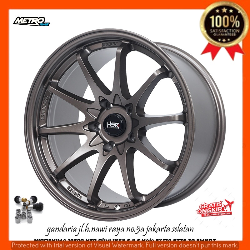 Jual VELG PELEK RACING R18 RING 18 MODEL JARI JARI STYLE UNTUK MOBIL BMW F30 G20 DLL HSR ...