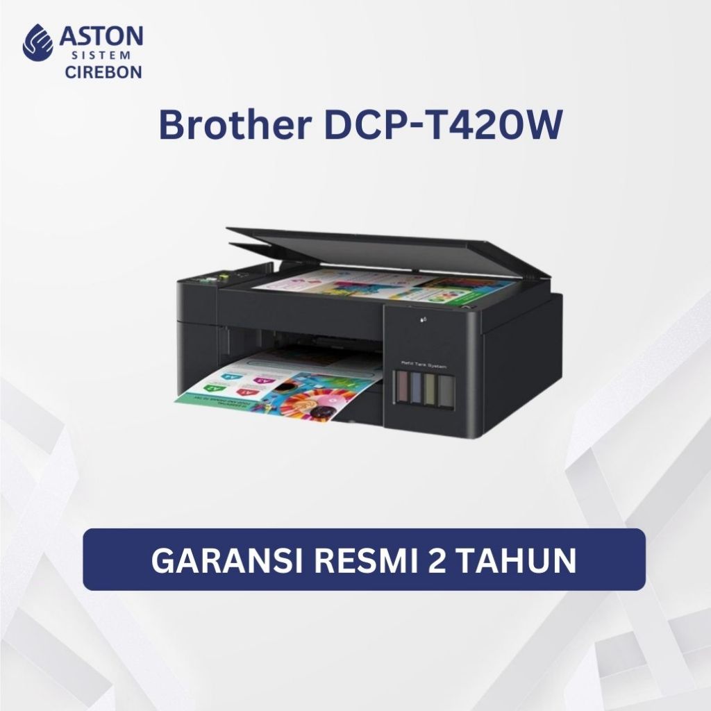 Jual Printer Brother DCP-T420W Ink Tank WiFi Print Scan Copy Garansi ...